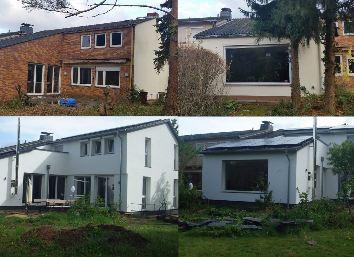 Bungalow Aufstocken Vorher Nachher